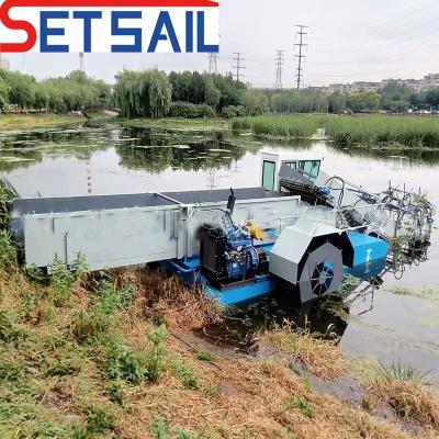 Cina 7.2m-25m Lunghezza totale raccoglitrice di alghe Nave per la raccolta di piante acquatiche in vendita