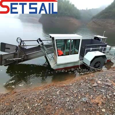 Cina Navetta diesel o elettrica per la pulizia fluviale del lago Reed e delle erbacce Lunghezza totale 7,2 m-25 m in vendita