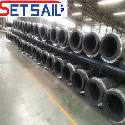 Cina Tubo ad alta pressione HDPE tubo di plastica con tubo di gomma e galleggiante 200-600 mm di diametro interno in vendita