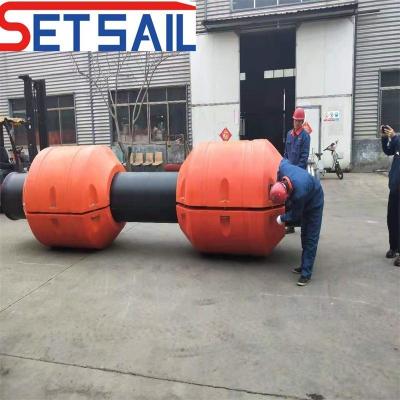 Cina Tubo ad alta pressione HDPE tubo di plastica con tubo di gomma e galleggiante 200-600 mm di diametro interno in vendita