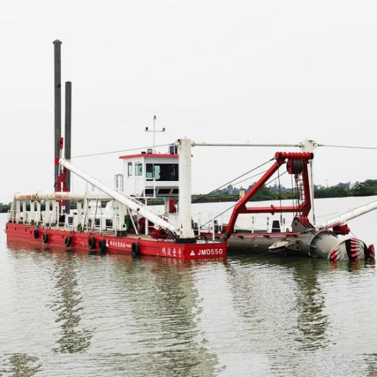 Quality Powerful Self Propelled Cutter Suction Dredger Machinery 900m3/H for sale