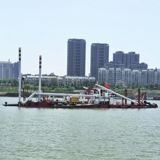 Quality 1306KW CUMMINS Enigne Cutter Suction Dredger Ship Total Width 4.5m-12m for sale