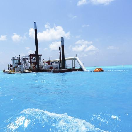 Quality Cummins Engine Hydraulic Cutter Suction Dredger Equipment 4000m3 for sale