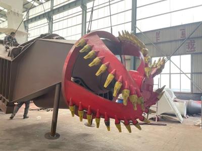 China Custom Dredger Cutter Head 5 Blades 40 Pieces Teeth For Cutter Suction Dredger Parts for sale
