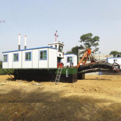 China 100m3/H Cutter Head Small Dredging Equipment  For Pond Mini Suction Dredge for sale
