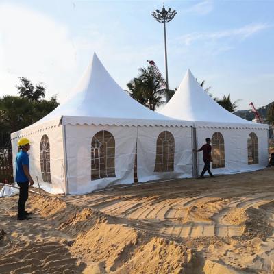 Cina SGS bianco di stile della pagoda di evento della tenda della tela del gazebo arabo di esagono in vendita