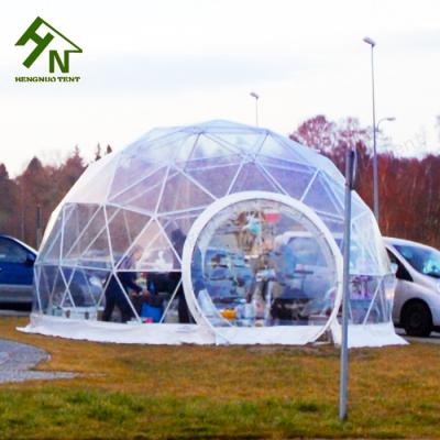 Cina Mini PVC Geodesic Expo Dome Tent Round Clrar Roof Garend Igloo in vendita