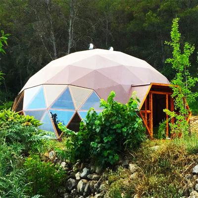 Cina Diameter 8m 10m Igloo Round Dome Tent With Bathroom And Kitchen Hard Structure in vendita