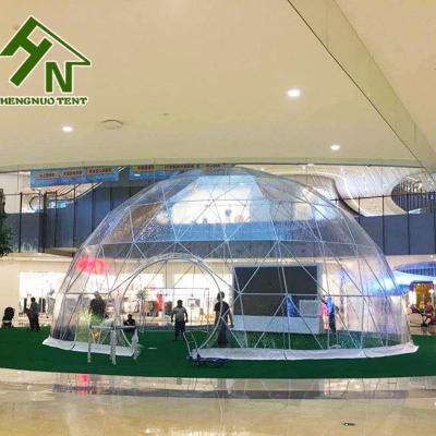 中国 Big 13m Clear Pvc Geodesic Dome Tent For Event Garden 販売のため