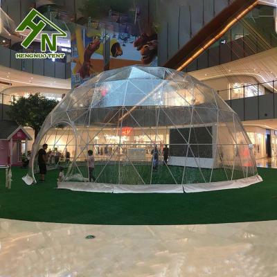 中国 Big 13m Clear Pvc Geodesic Dome Tent For Event Garden 販売のため
