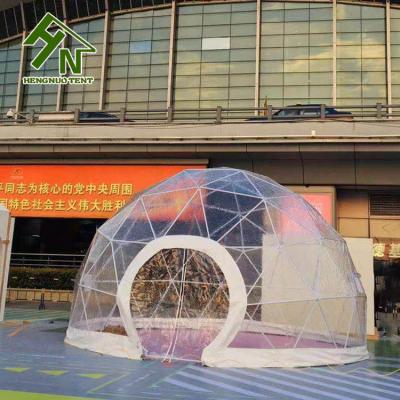 Cina Piccola tenda a cupola geodetica per tende a cupola trasparente per esterni in vendita