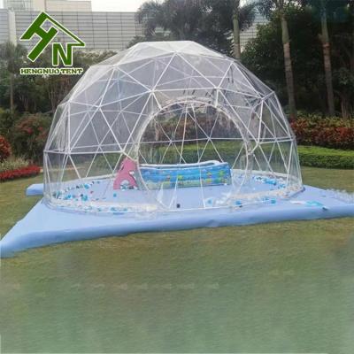 Cina Piccola tenda a cupola geodetica per tende a cupola trasparente per esterni in vendita