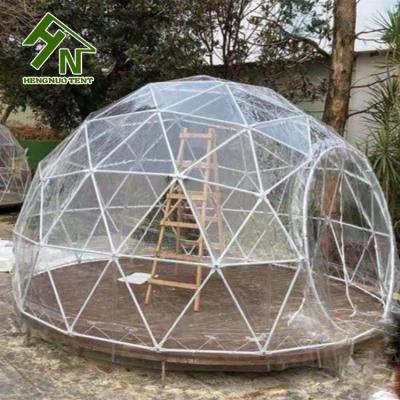 Cina Piccola tenda a cupola geodetica per tende a cupola trasparente per esterni in vendita