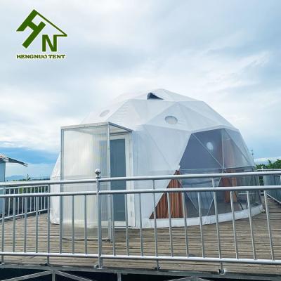China White PVC pvc dome tent Hotel Tent geodesic tent outdoor dome tent Te koop