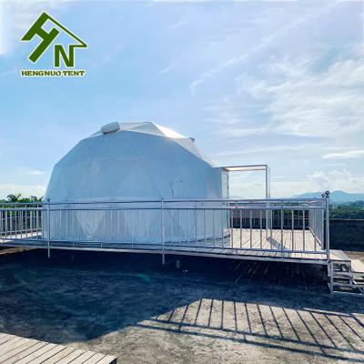 China White PVC pvc dome tent Hotel Tent geodesic tent outdoor dome tent Te koop