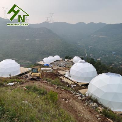 Cina Tenda a cupola Geo bianca per hotel per 4 persone in vendita