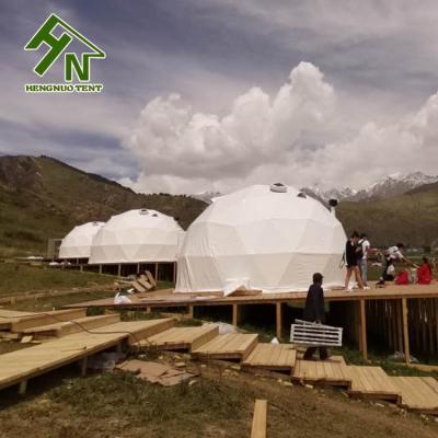 Cina 3m Diameter 19sqm Geo Camping Dome Tent For Party Festivals in vendita