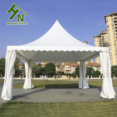 Cina White Stainless Aluminum Alloy Pagoda Event Tent High Peak Dome On Top in vendita