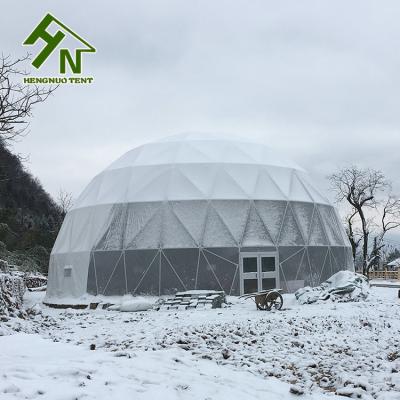 Cina 6 Person Small Camping Geo Dome Tent Waterproof 48m Diameter in vendita