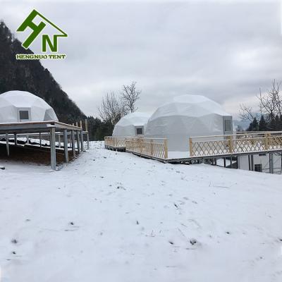 Cina 6 Person Small Camping Geo Dome Tent Waterproof 48m Diameter in vendita