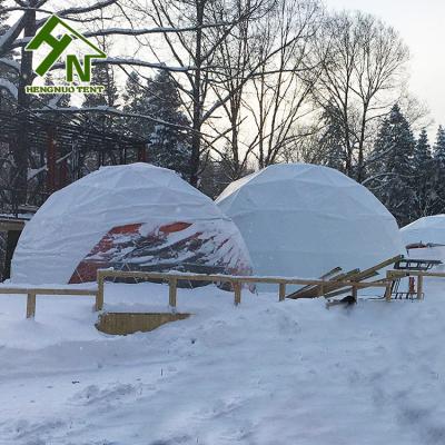 Cina 6 Person Small Camping Geo Dome Tent Waterproof 48m Diameter in vendita