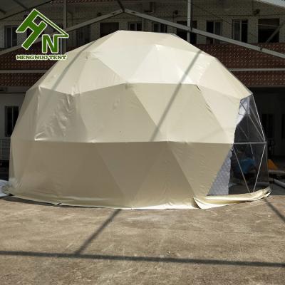 Cina Piccola Geo tenda gialla blu bianca della cupola di 2 persone per vivere multi funzionale in vendita