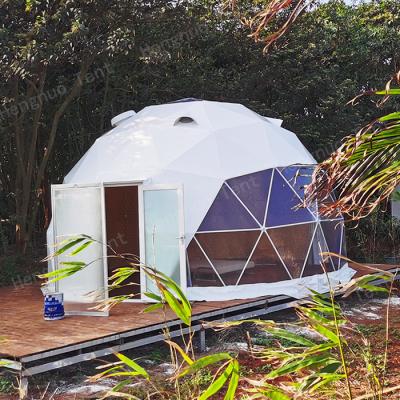 China GV da casa pré-fabricada dos 10m do dossel de Geodome da vida de Glamping do recurso da garganta habilitado à venda