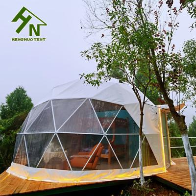 Cina Tenda ISO9001 bianco della cupola geodetica del diametro 6m dell'hotel per 2 persone in vendita