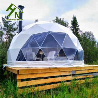 China Refugio modificado para requisitos particulares de Sun de la tienda de la bóveda geodésica del hotel de Glamping resistente al fuego en venta