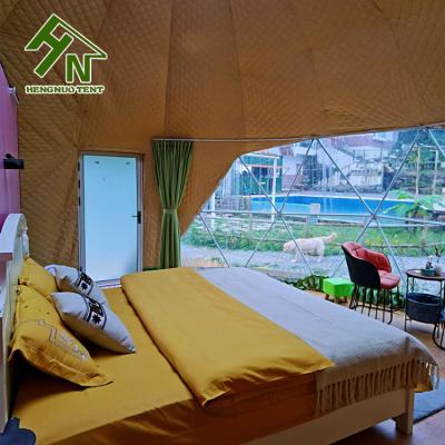 Cina Tenda ISO9001 bianco della cupola geodetica del diametro 6m dell'hotel per 2 persone in vendita