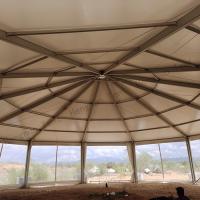 China Outsunny Circle Catering Multi Sided Tent Marquee Octagonal Waterproof Material for sale