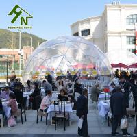 China Customized Size Transparent Geodesic Dome Tent Platsic Bubble Igloo for sale