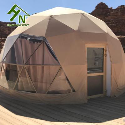 Cina Tenda di lusso di campeggio all'aperto impermeabile della cupola geodetica del PVC con isolamento in vendita