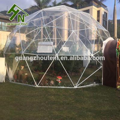 Cina Coperta di tela impermeabile del PVC della bolla del giardino della tenda geodetica della cupola in vendita