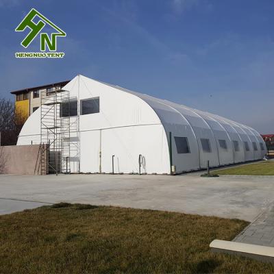 China TFS-van het Kaderpvc van het Stijlaluminium Tent van de de Luifeltennisbaan de Ondoorzichtige Stof Gebogen Te koop