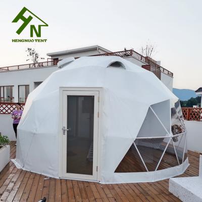 Cina Forte tenda bianca galvanizzata immersa calda della cupola di Glamping della struttura d'acciaio in vendita