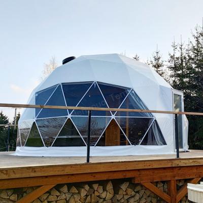 Cina Eventi di campeggio impermeabili del PVC dei corredi di lusso di Hemi Spherical Glamping Dome Tent in vendita