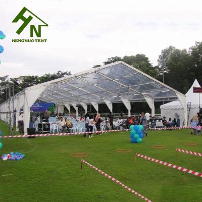 China el 10x20m certificación del SGS del CE de la tienda de la carpa de la boda del claro de la tela del PVC de 800 personas en venta