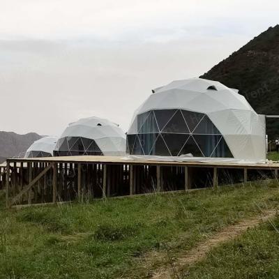 Cina tenda geodetica 2 della cupola di pop-up di 6m alla finestra di vetro di capacità di 6 persone in vendita