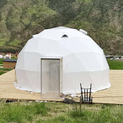 Cina tenda geodetica 2 della cupola di pop-up di 6m alla finestra di vetro di capacità di 6 persone in vendita