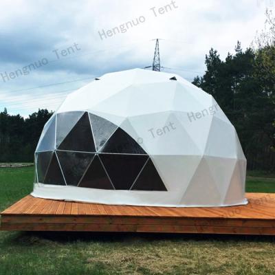 Cina Metà a prova di fuoco della tenda della cupola geodetica della tela del PVC intorno alla tenda della bolla di Glamping in vendita
