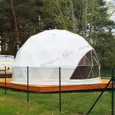 Cina Metà a prova di fuoco della tenda della cupola geodetica della tela del PVC intorno alla tenda della bolla di Glamping in vendita