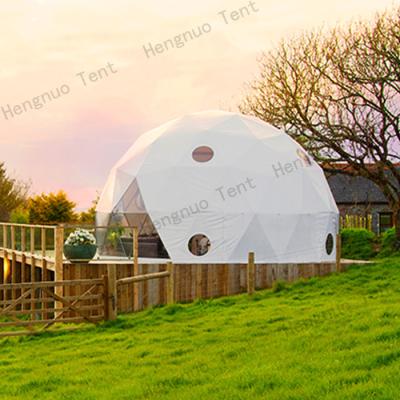 Cina Metà a prova di fuoco della tenda della cupola geodetica della tela del PVC intorno alla tenda della bolla di Glamping in vendita