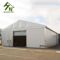 China 20x40m Side Height 4m Outdoor Warehouse Tents Solid Wall Storage Canopy for sale