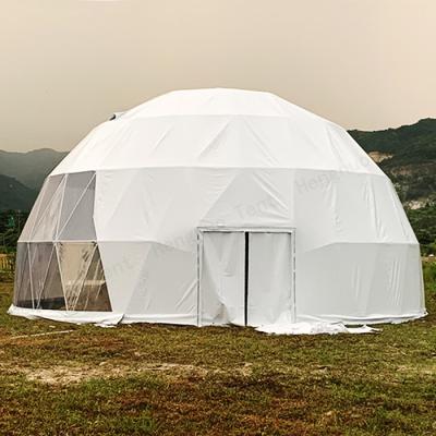 中国 15mの半分球の測地線の大きいドームのテント大きい湾の明確な窓Yurt 販売のため