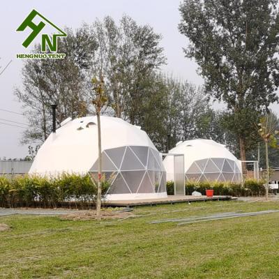 Cina tenda impermeabile dell'iglù di pop-up dell'hotel di famiglia della persona della tenda 4 della cupola di Geo del diametro di 6m in vendita