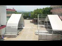 Tenda per tendone per tendone per grandi tende impermeabili durevoli. Tenda a forma di tenda