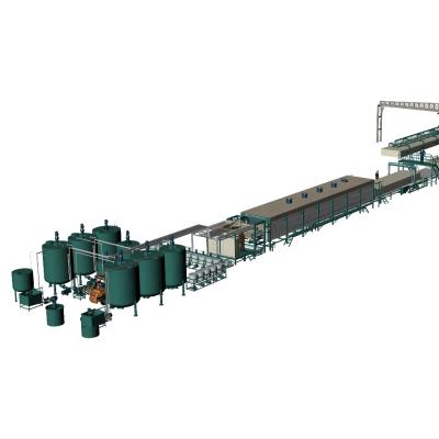 Cina EPS Foam Block Sofa Seat Horizontal Continuous Foaming Machine Foaming Assembly Line Mattress Foam Sponge Production Line in vendita
