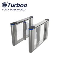 China High Security Swing Turnstile Barrier Fully Automatic Access Control With QR Code Reader for sale