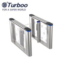 China High Security Swing Turnstile Barrier Fully Automatic Access Control With QR Code Reader for sale